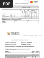 Pre-Moderation Tool Annexure J1 | PDF | Cognition