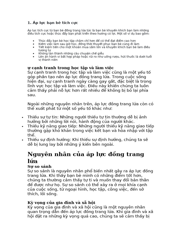 Nguyên Nhân C A Áp L C Đ NG Trang L A | PDF