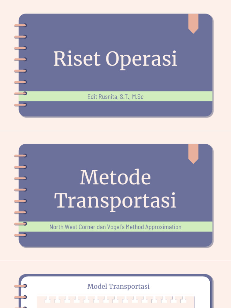 5 Riset Operasi | PDF