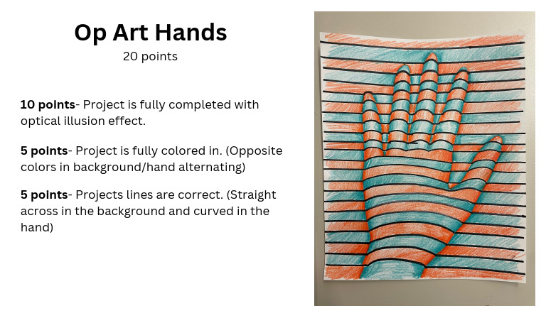 Op Art Hands Rubric | PDF