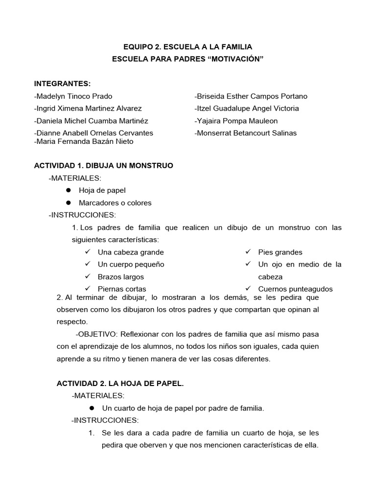 ESCUELA PARA PADRES | PDF