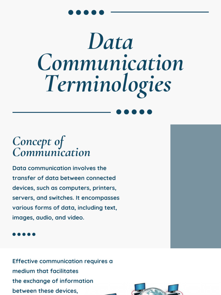 Data Communication Concepts and Techniques | PDF | Computer Network ...
