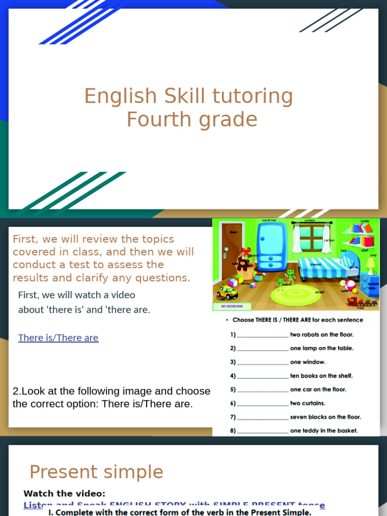 English Skill Tutoring Fourth Grade | PDF
