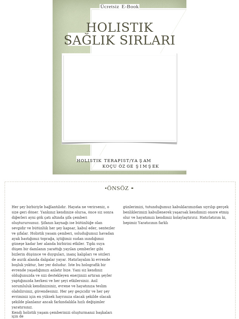 Holistik Salik Sirlari | PDF