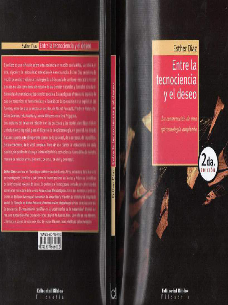 Esther Diaz - Entre La Tecnociencia y El Deseo | PDF