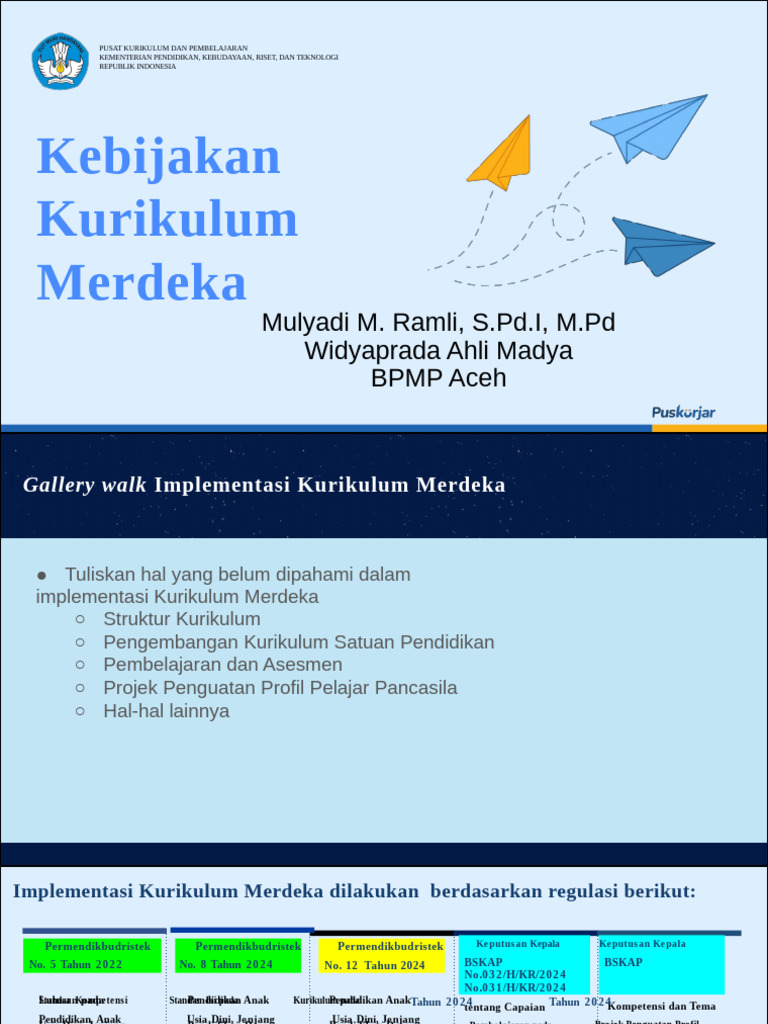 Implementasi Kurikulum Merdeka 2024 | PDF
