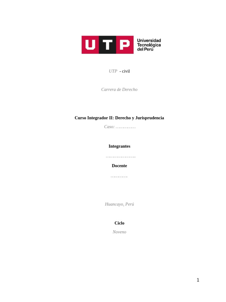 UTP Civil | PDF | Daños y perjuicios | Ley común