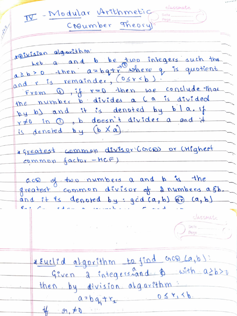 Modular Arithmetic | PDF