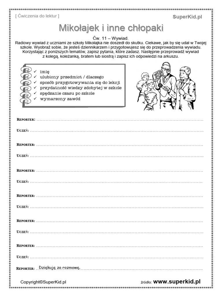 Lektury Mikolajek I Inne Chlopaki 11 | PDF