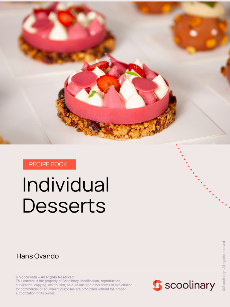 En Individual Desserts Recipe Book | PDF | Chocolate | Desserts