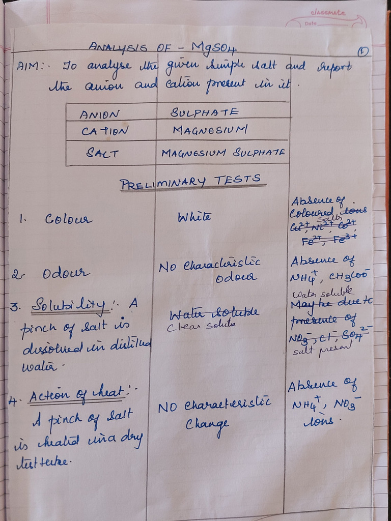 MG SO4 | PDF | Chemical Compounds | Magnesium