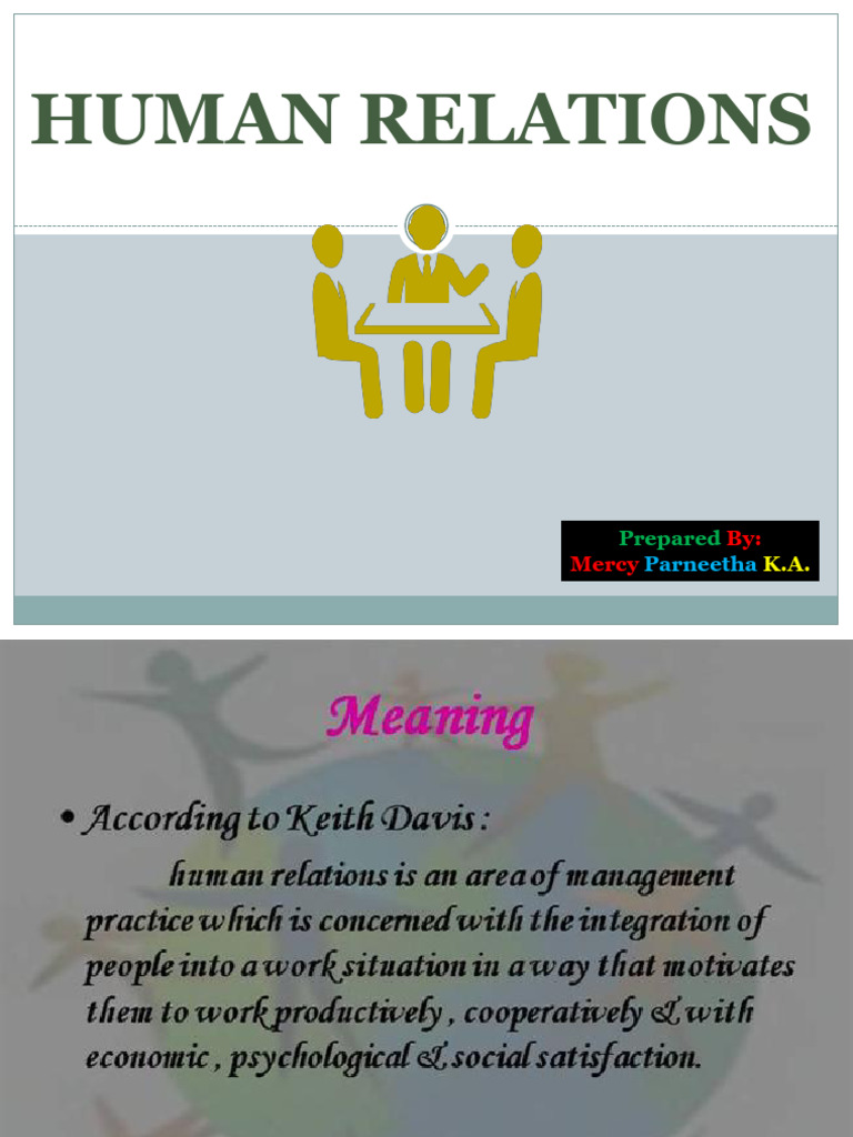 Human Relations | PDF