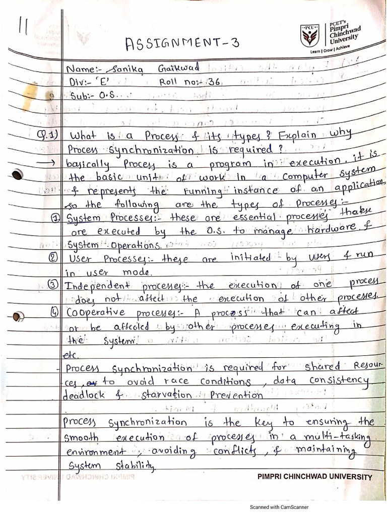 OS Assignment - 3 | PDF