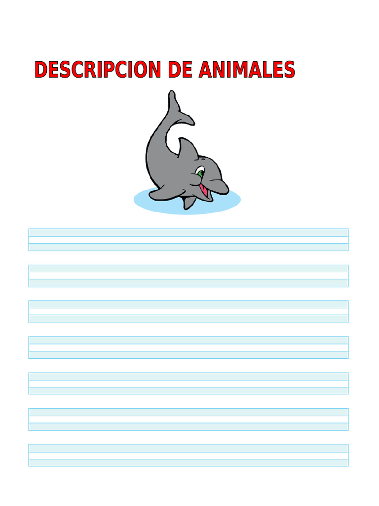 Descripcion de Animales | PDF