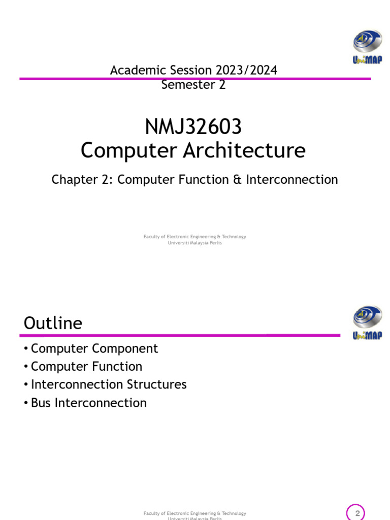 02computer Function Interconnection Pdf Central Processing Unit Inputoutput 