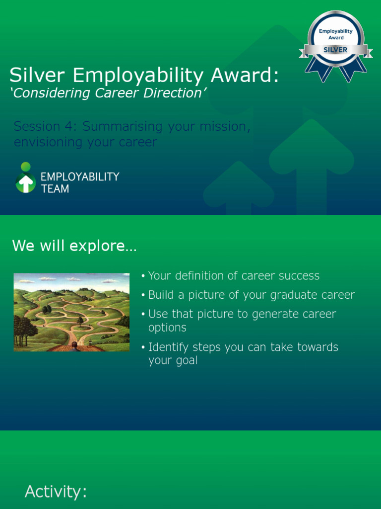 4 Mission and Vision - Silver Award Sept 23 | PDF | Cognition | Business