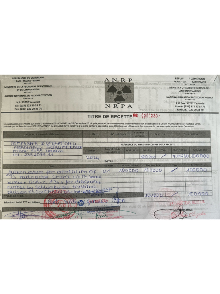 Recette 0000220-24 | PDF