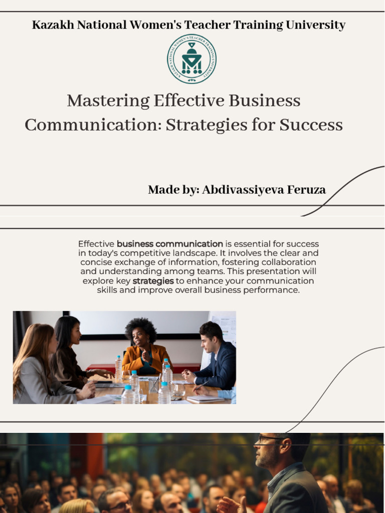 effective business communication | PDF