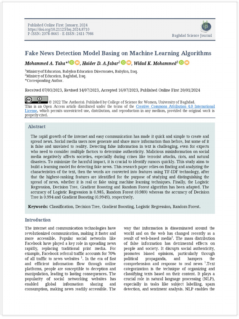 ML Paper 1 | PDF