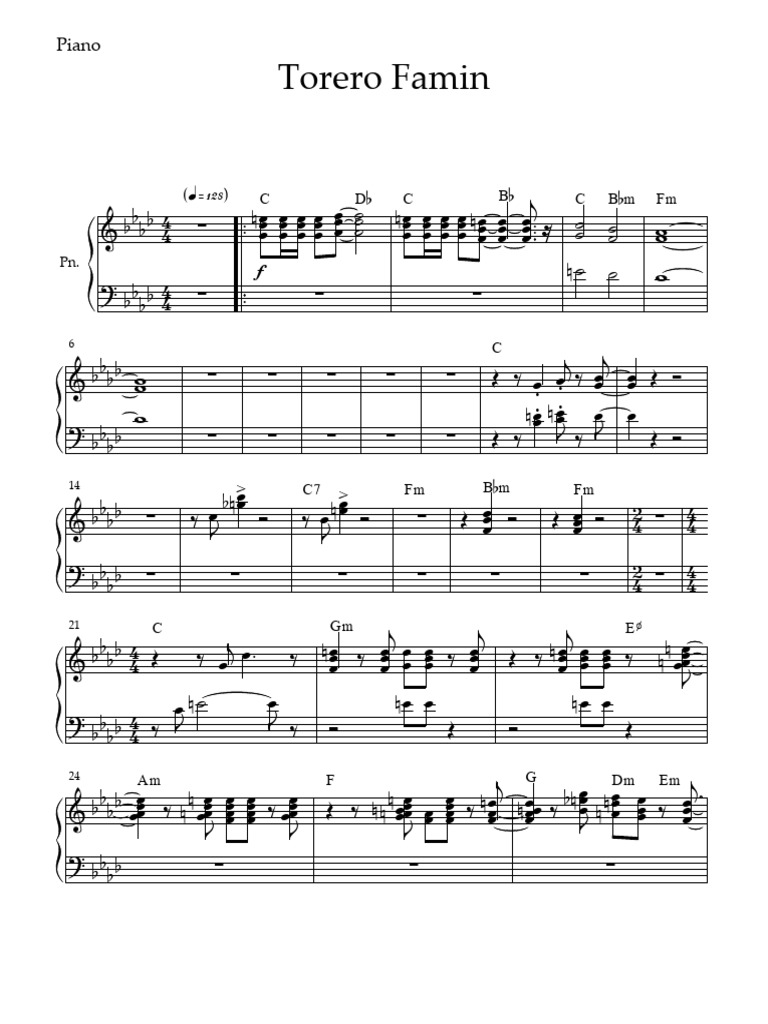 Torero Piano | PDF