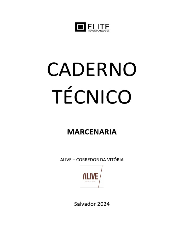 Caderno Técnico de Marcenaria 2024 | PDF