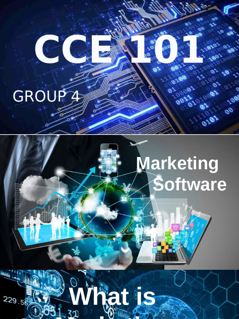 CCE 101 Group 4 | PDF | Analytics | Software