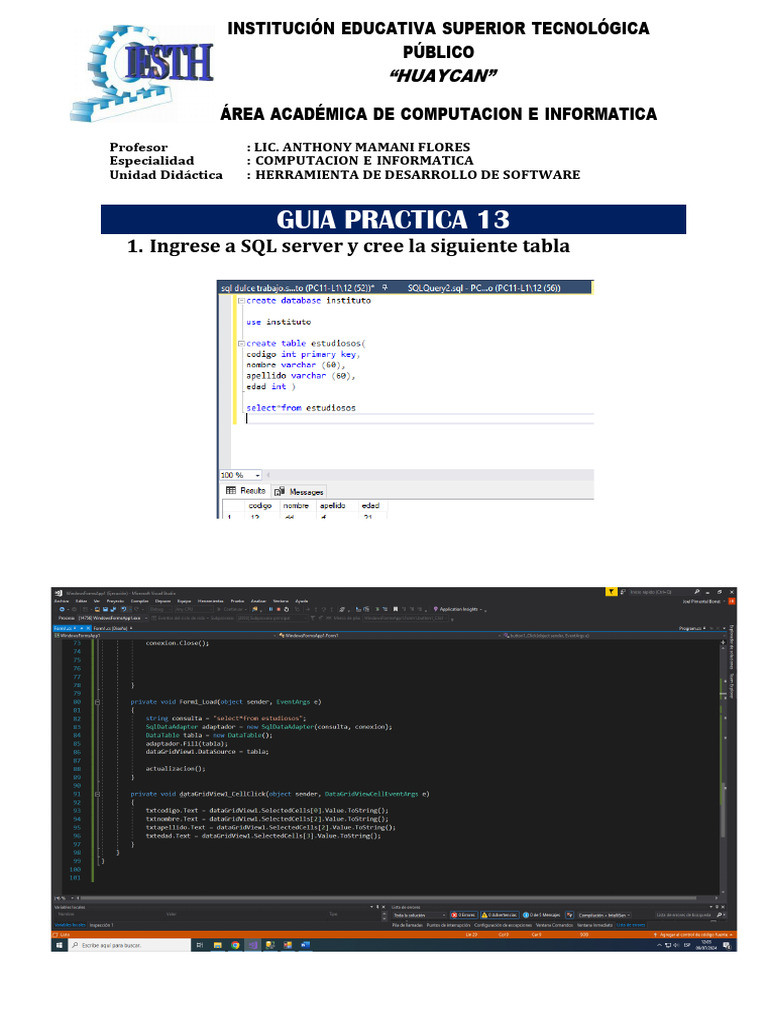 PRACTICA 13 Dudu | PDF