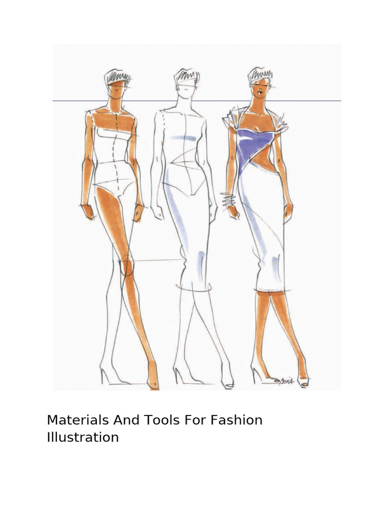Fashion Illustration Materials Guide | PDF