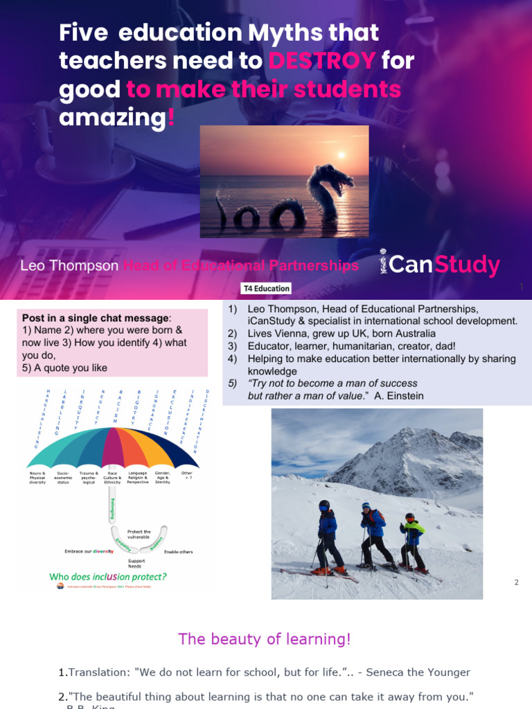 Debunking 5 Education Myths for Teachers | PDF | Memory | Working Memory