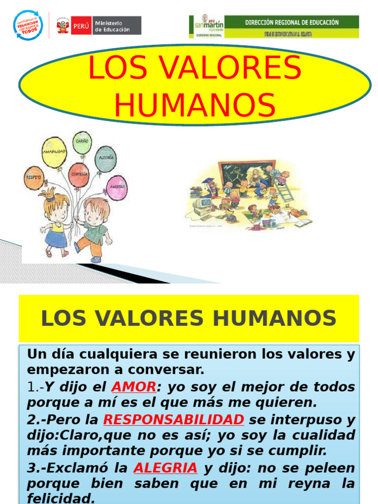 Los Valores Humanos | PDF