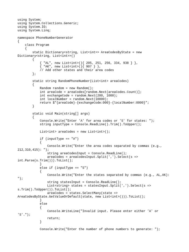 LeadsGen.cs | PDF | Computer Programming | Software Engineering