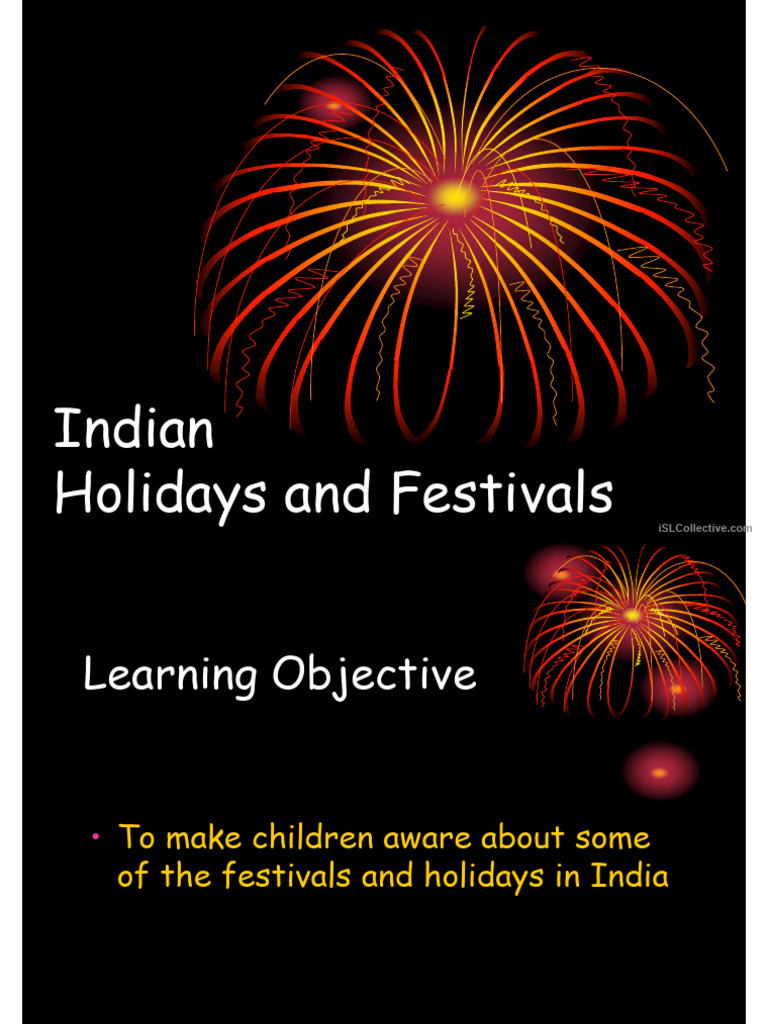 Indian Festivals and Holidays | PDF