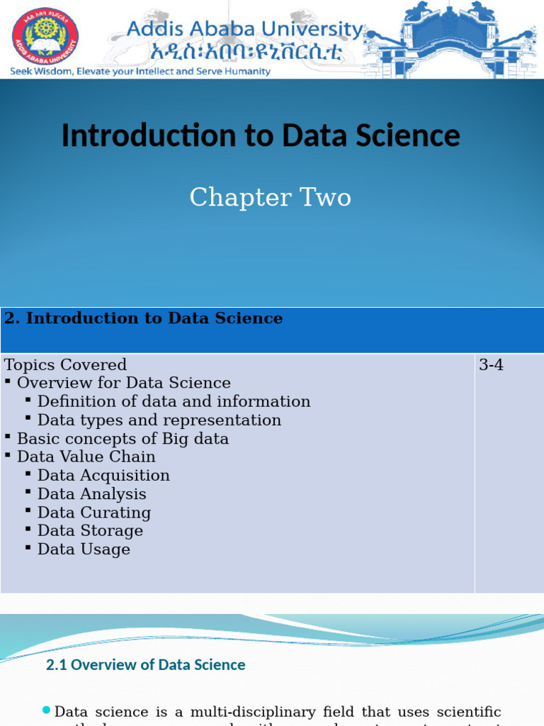 Chapter 2 - Intro To Data Sciences (Updated) | PDF | Data Type | Computer Cluster