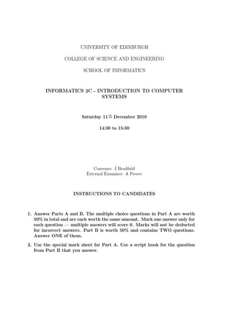 Past Papers | PDF | Pointer (Computer Programming) | Central Processing Unit