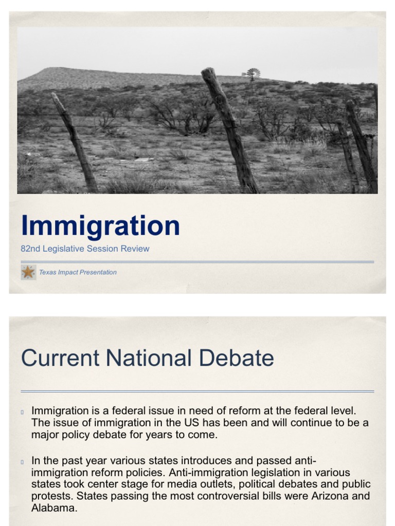 Immigration Power Point Final | PDF