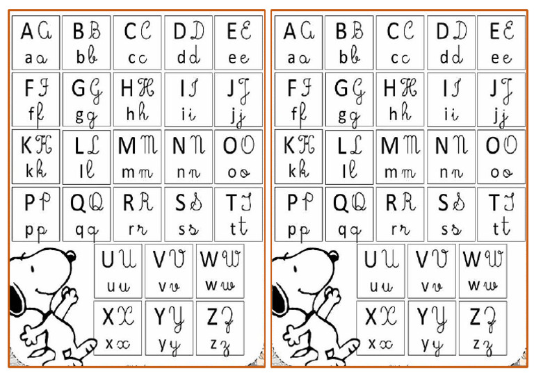 Alfabeto Educação Infantil | PDF