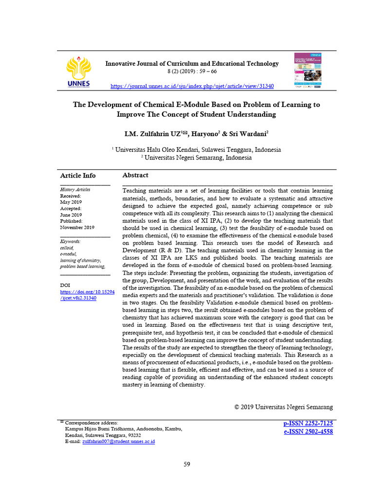 E-Modul Effective 1 Indon | PDF | Learning | Teachers