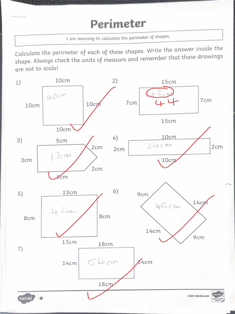 Corrected-Perimeter and Area - Zoya | PDF