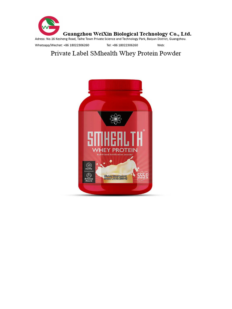 Private Label Whey Protein Manufacturer | PDF | Tablet (Pharmacy)