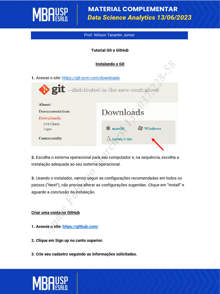 Tutorial de Git e GitHub em Português | PDF
