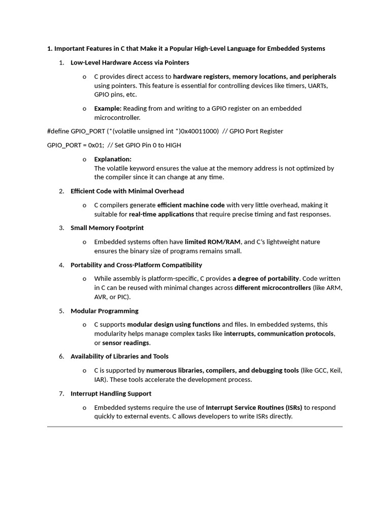 Es 3 | PDF | Pointer (Computer Programming) | Embedded System