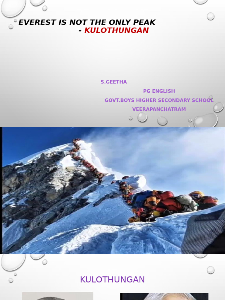 Everest Is Not The Only Peak | PDF | Religion & Spirituality