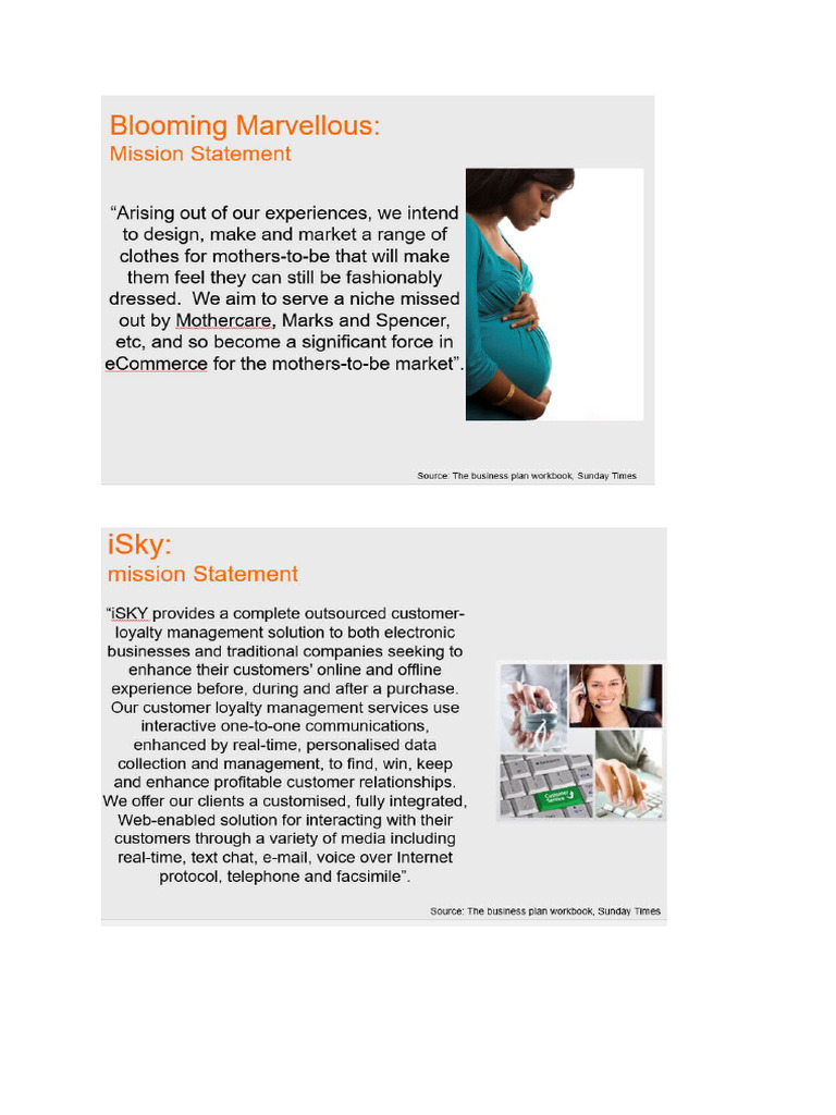 Mission Statements Pdf