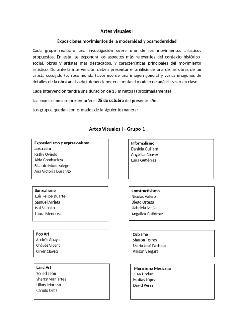 Exposiciones AV2 2024-2 | PDF | Historia | Estilo de vida