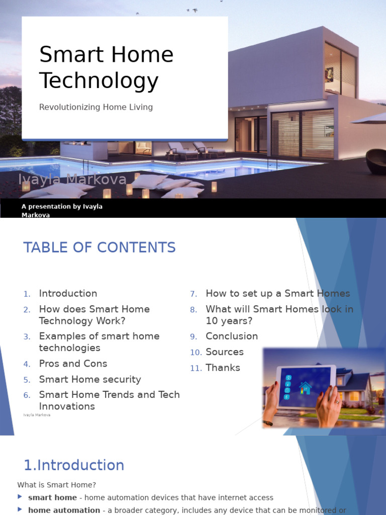 Smart Home Technology Pdf Home Automation Computing