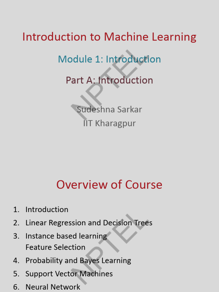 WEEK 01 Merged | PDF | Machine Learning | Errors And Residuals