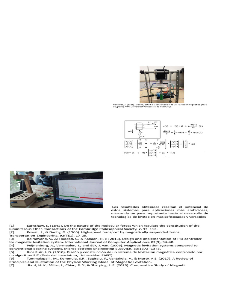 Poster Diseño de Un Prototipo Basado en Levitador Magnético Con Control ...
