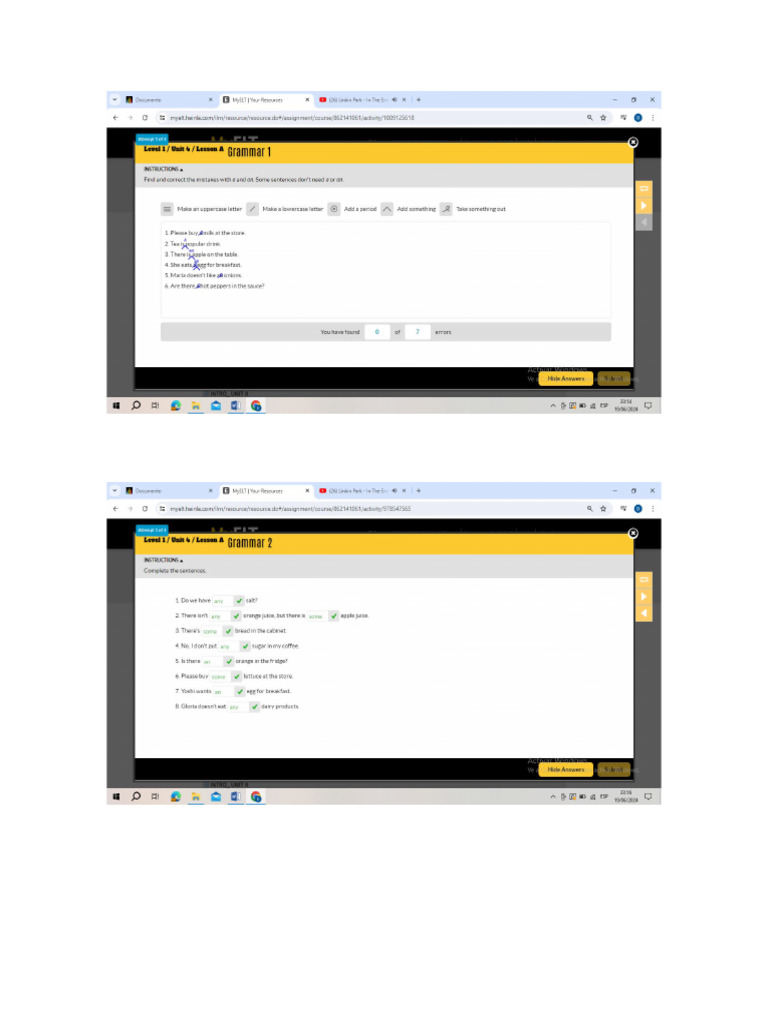 Myelt U4 LVL 1 | PDF