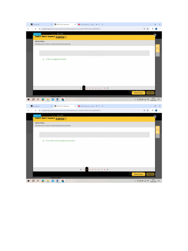 MYELT U5 LVL 1 | PDF