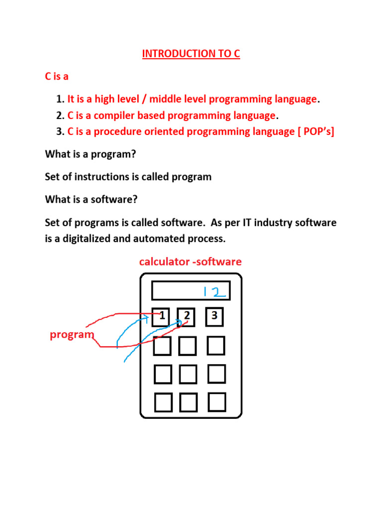 1-4 INTRODUCTION TO C | PDF | Compiler | Computer Programming